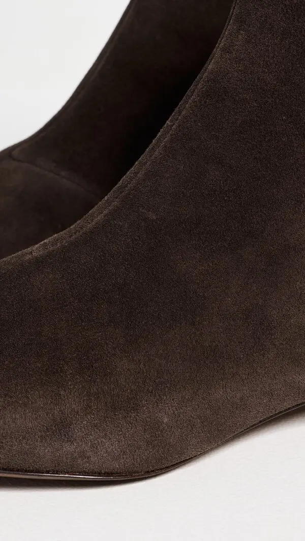 LOEFFLER RANDALL Siya Suede Flat Ankle Boots