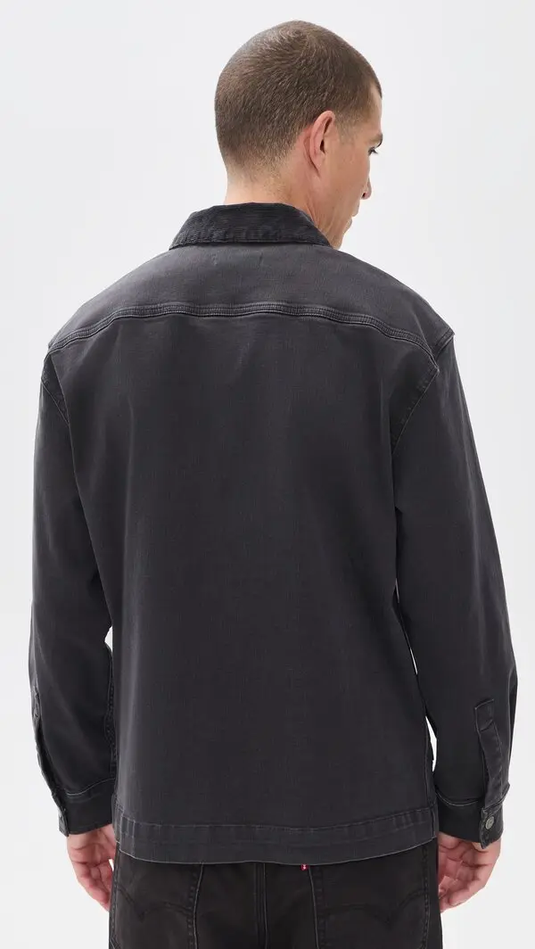 FAIR HARBOR Seaport Chore Jacket - Black