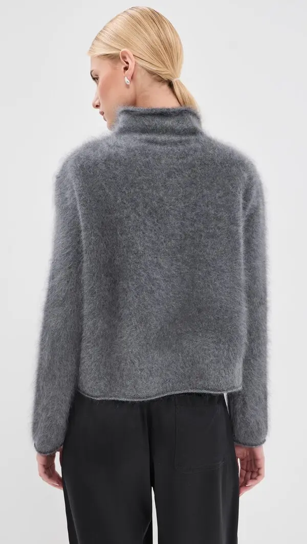 LISA YANG Sandy Brushed Cashmere Sweater