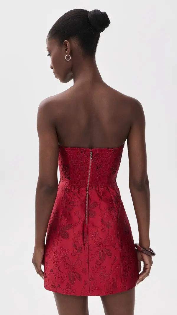 Alice + Olivia Velia Removeable Strap Mini Dress