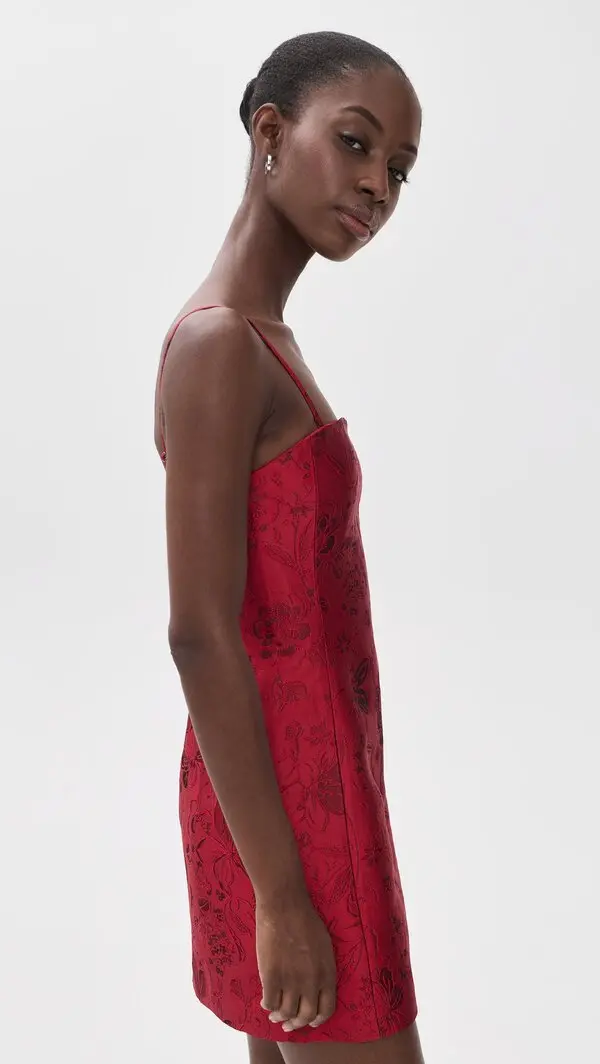 Alice + Olivia Velia Removeable Strap Mini Dress