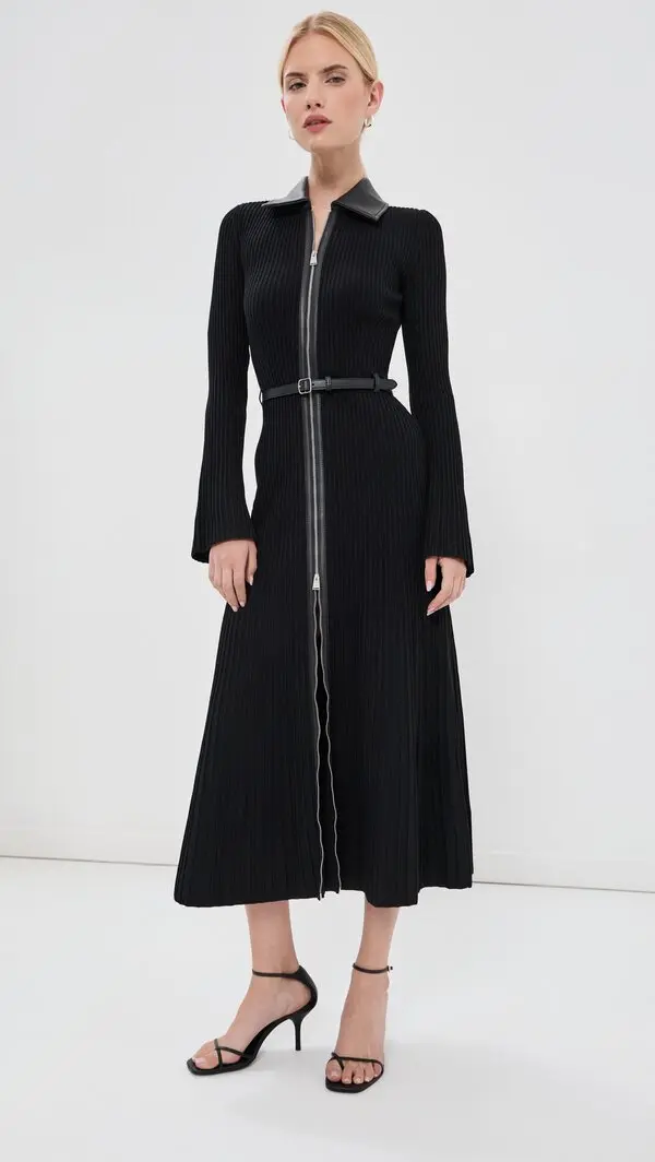 Simkhai Ismelle Collared Midi Dress
