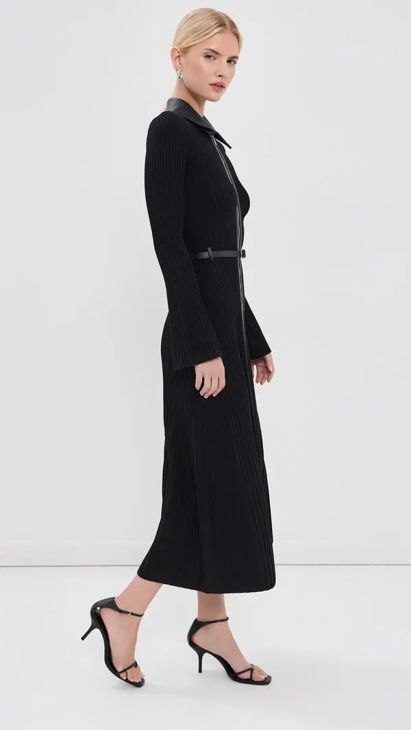 Simkhai Ismelle Collared Midi Dress