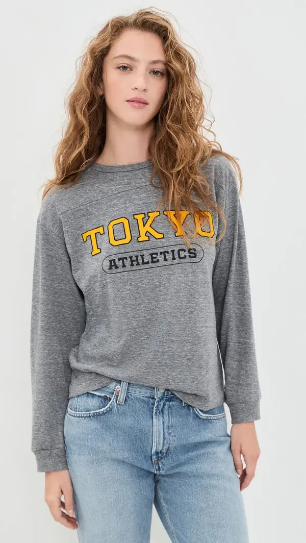 SUNNY SOMEWHERE Tokyo Athletics Long Sleeve Tee