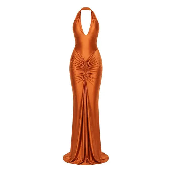 Delfi Joann Dress - Orange