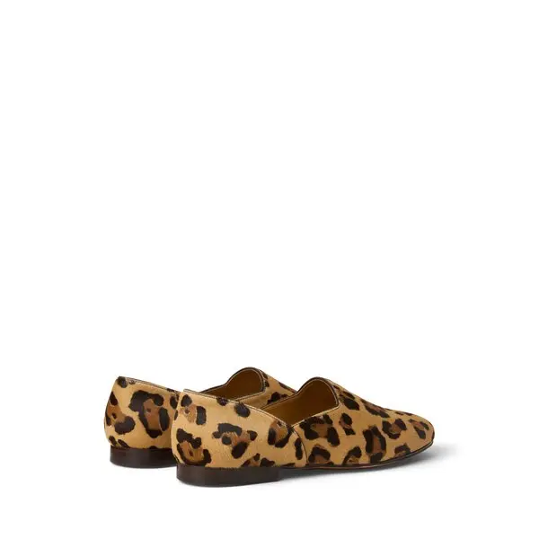 Ralph Lauren Bronwen Leopard-print Haircalf Slipper
