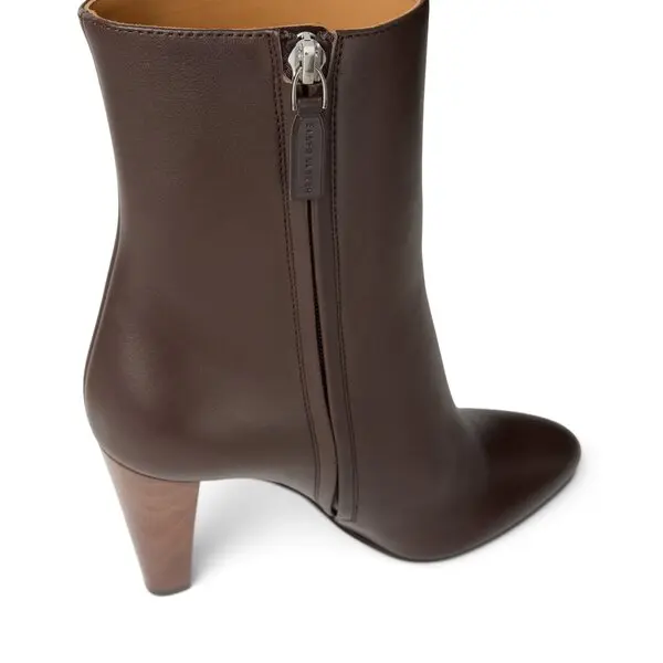 Ralph Lauren Bernice 95 Mm Calfskin Bootie