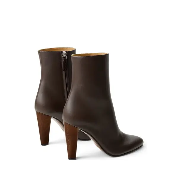 Ralph Lauren Bernice 95 Mm Calfskin Bootie