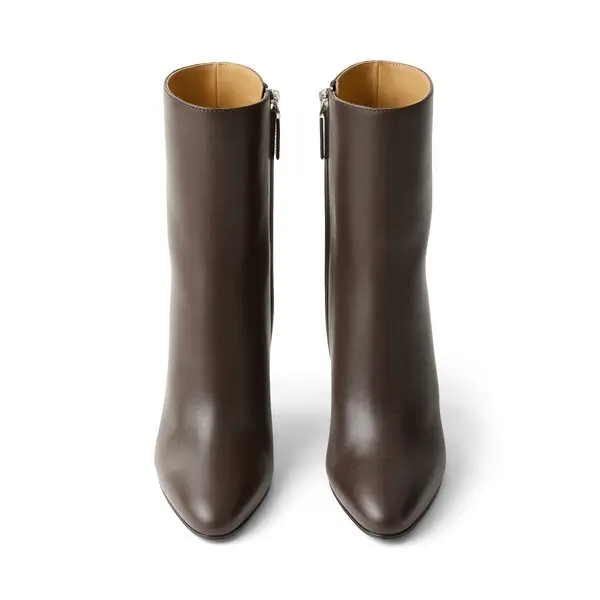 Ralph Lauren Bernice 95 Mm Calfskin Bootie