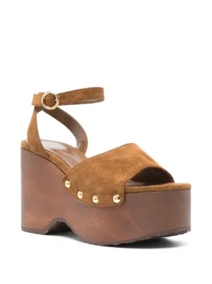 GIANVITO ROSSI 115mm Wedge Sandals