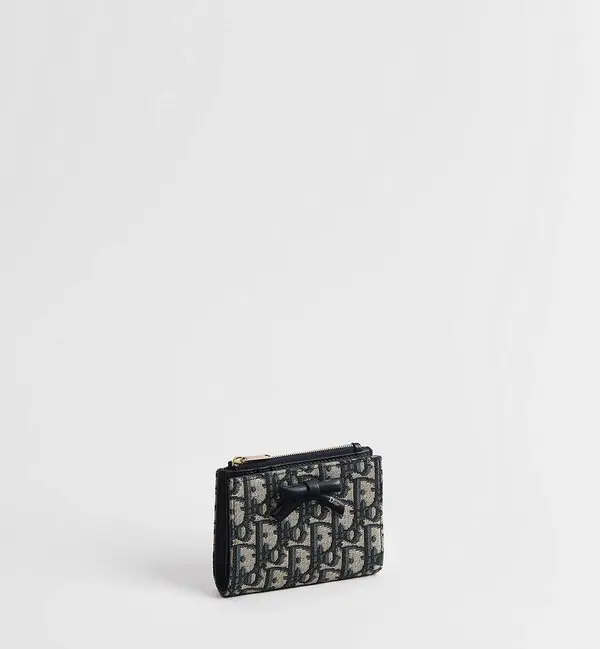Dior Oblique Bow Dahlia Wallet