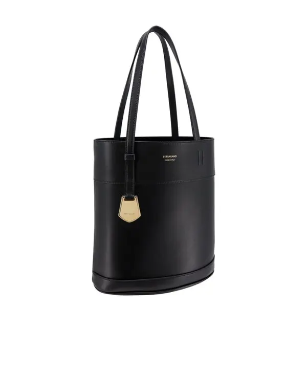 FERRAGAMO North-south Logo-printed Top Handle Bag