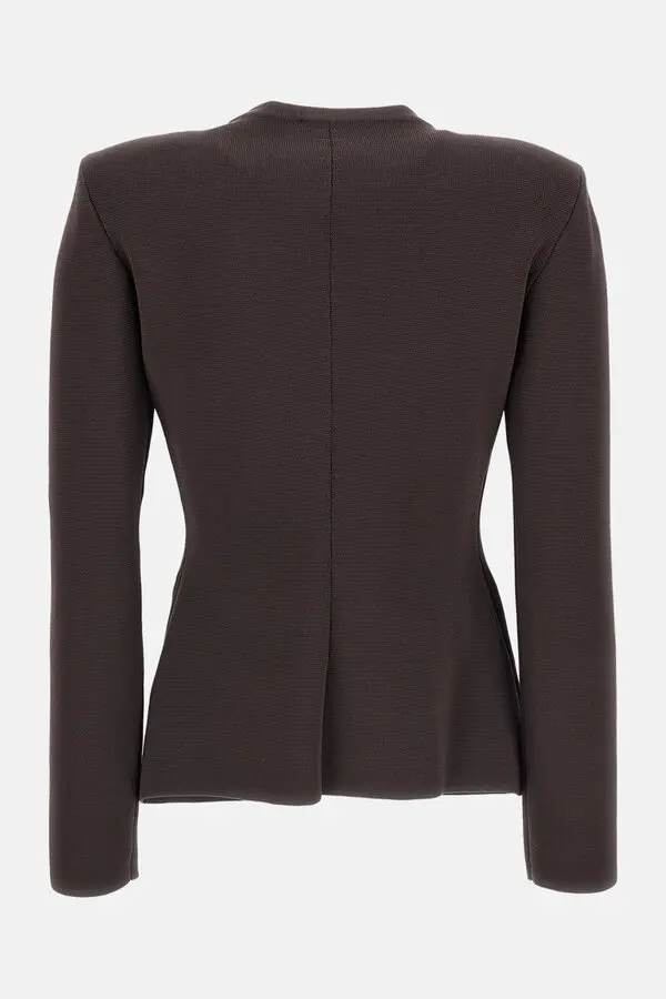 Elisabetta Franchi Cardigan In Maglia Con Zip