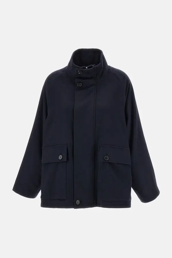 Barena Venezia Capospalla Eolo In Cashmere - Blue