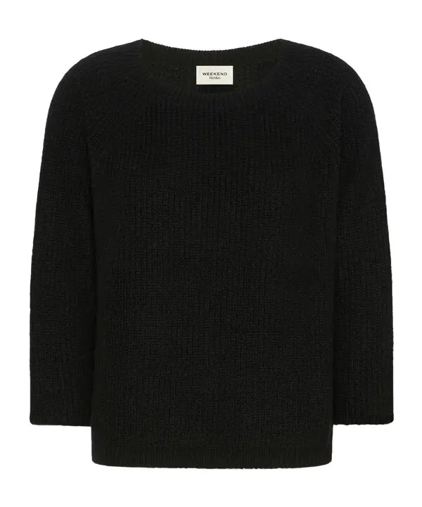 Max Mara Mohair Blend Knit Jumper - Black