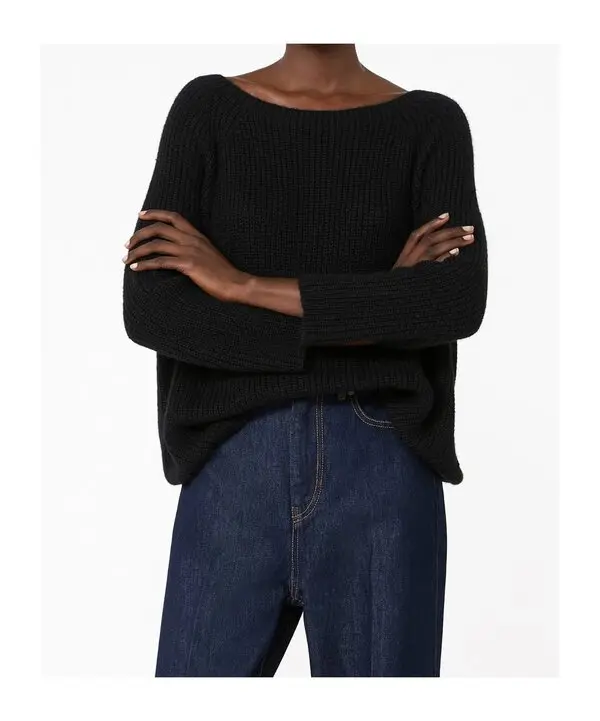 Max Mara Mohair Blend Knit Jumper - Black