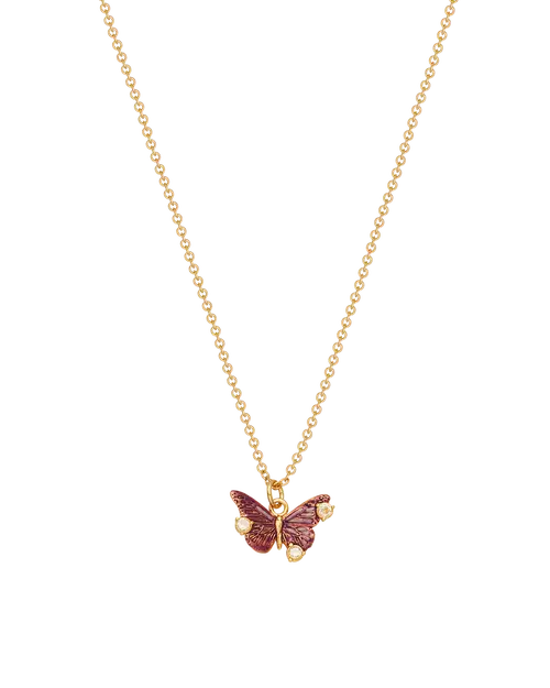 FABLE ENGLAND Hera Butterfly Necklace - Gold