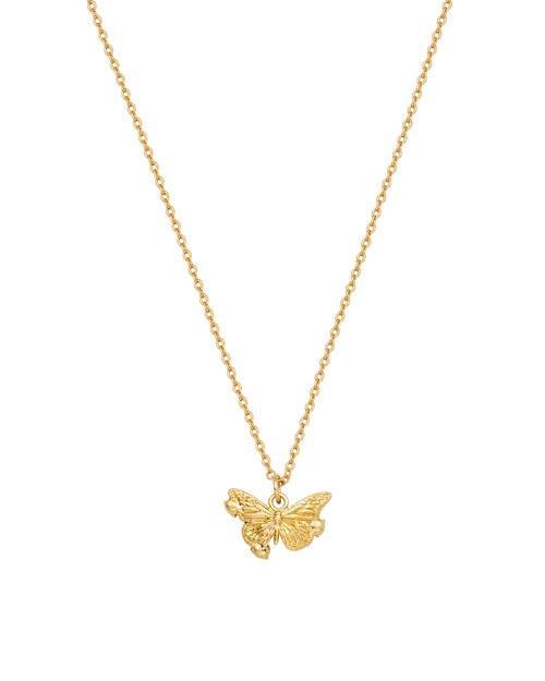 FABLE ENGLAND Hera Butterfly Necklace - Gold