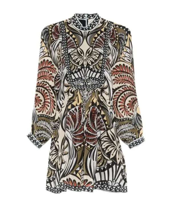 Farm Rio Printed Dress