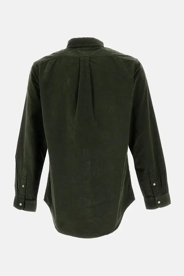 Polo Ralph Lauren Cotton Velvet Shirt - Green