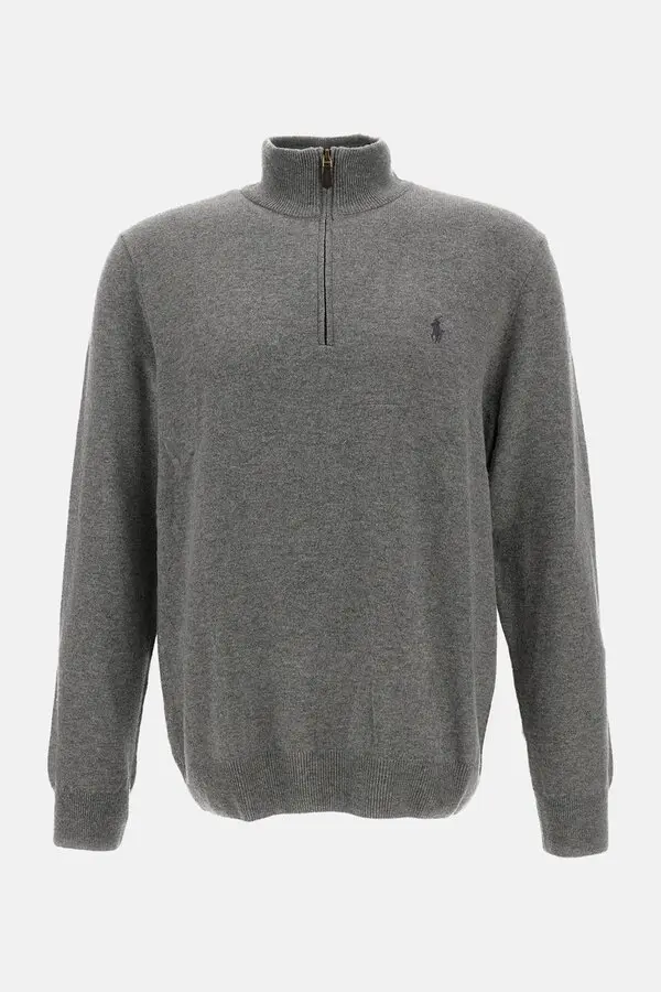 Polo Ralph Lauren Pullover Mezza Zip In Lana