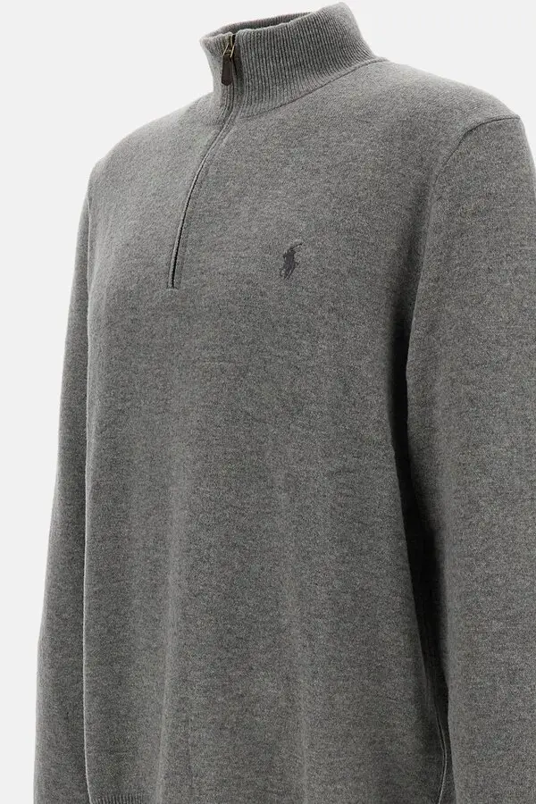 Polo Ralph Lauren Pullover Mezza Zip In Lana