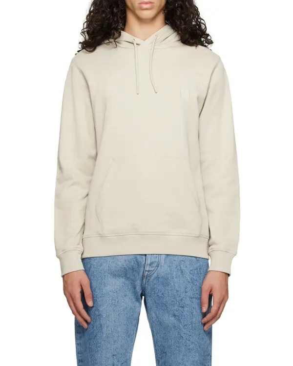Hugo Boss Logo Patch Drawstring Hoodie