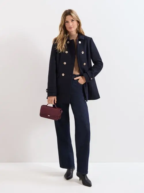 PHASE EIGHT Aurelie Wool Peacoat