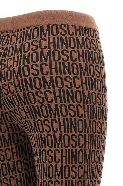 Moschino Logo Pattern Leggings