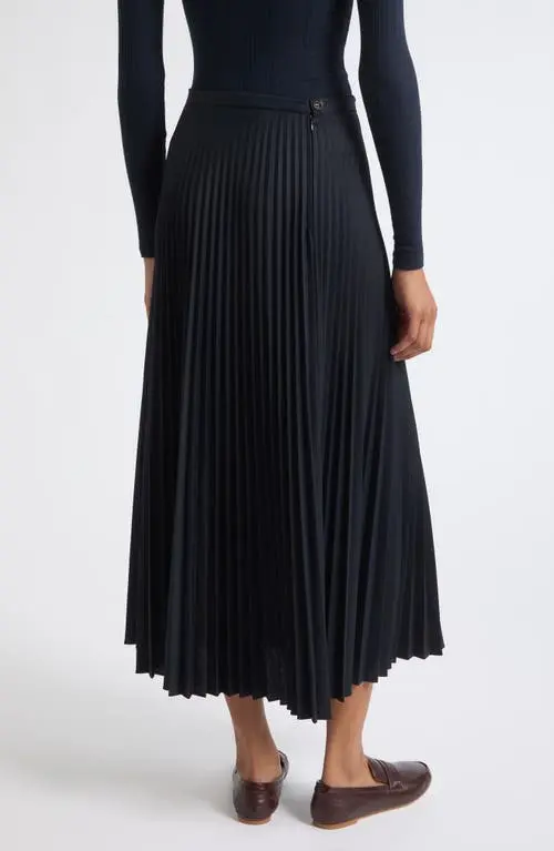 JAMIE HALLER The Accordion Pleated Maxi Skirt