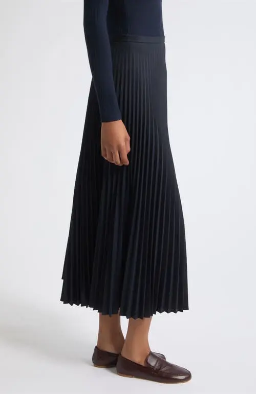 JAMIE HALLER The Accordion Pleated Maxi Skirt