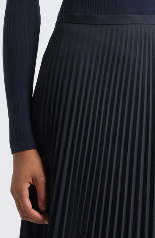 JAMIE HALLER The Accordion Pleated Maxi Skirt