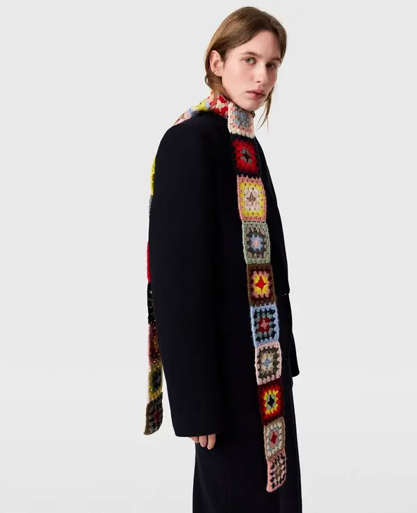 Stella McCartney Crochet Wool Scarf