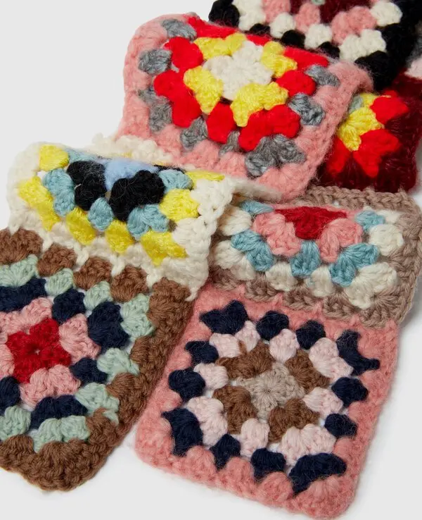 Stella McCartney Crochet Wool Scarf