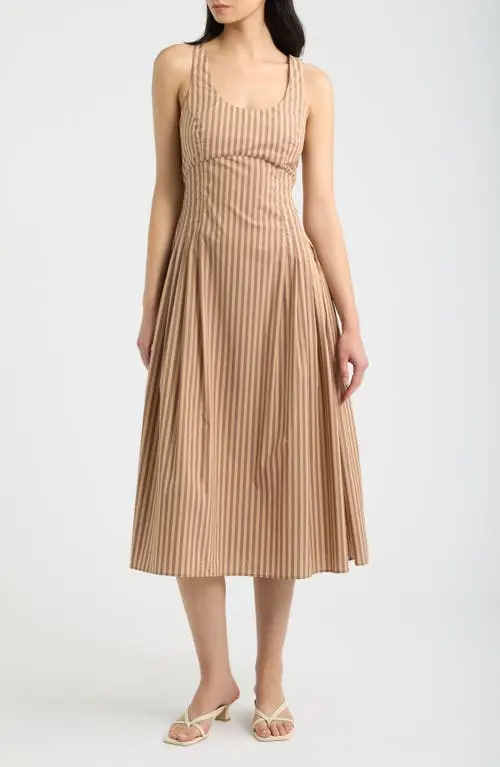 Solid & Striped The Josie Stripe Fit And Flare Dress