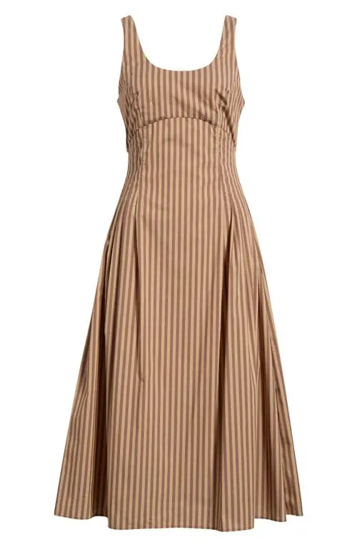Solid & Striped The Josie Stripe Fit And Flare Dress