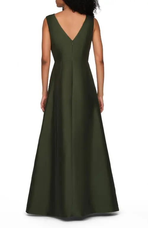 KAY UNGER Charlene Embellished Taffeta Gown