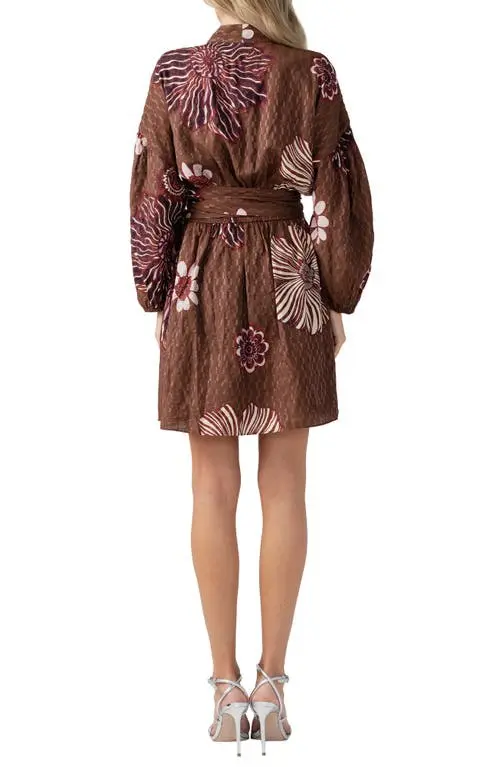 CIEBON Sonya Long Sleeve Tie Waist Dress