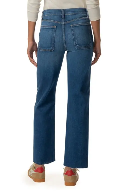 Kut From The Kloth Avery Raw Hem High Waist Straight Leg Jeans