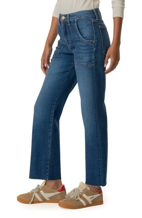 Kut From The Kloth Avery Raw Hem High Waist Straight Leg Jeans