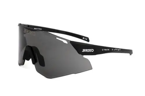 BRIKO Shield Sport Sunglasses - Black