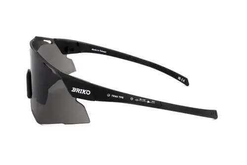 BRIKO Shield Sport Sunglasses - Black