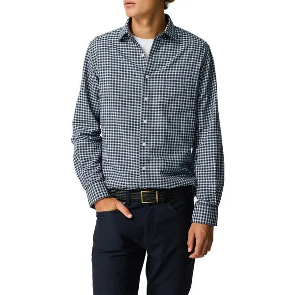 Rodd & Gunn Mckerrow Check Cotton & Linen Shirt - Royal