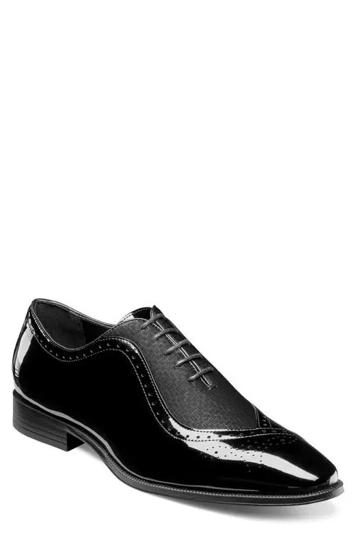 STACY ADAMS Stuart Faux Leather Wingtip Oxford