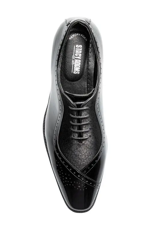 STACY ADAMS Stuart Faux Leather Wingtip Oxford