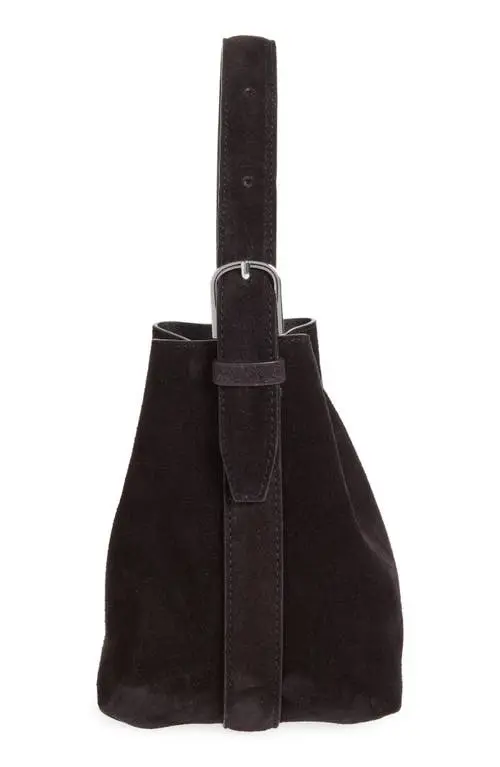 TOTEME Petite Belted Suede Tote