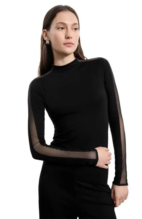 MARCELLA Suma Mock Neck Top
