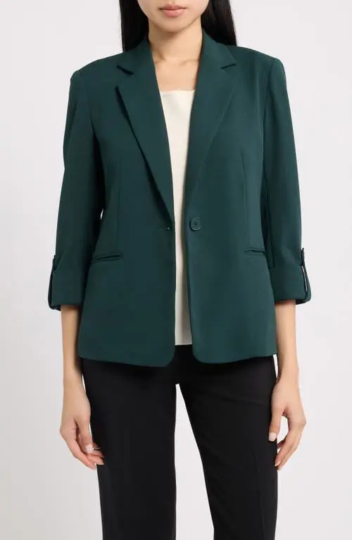 Anne Klein One-button Blazer
