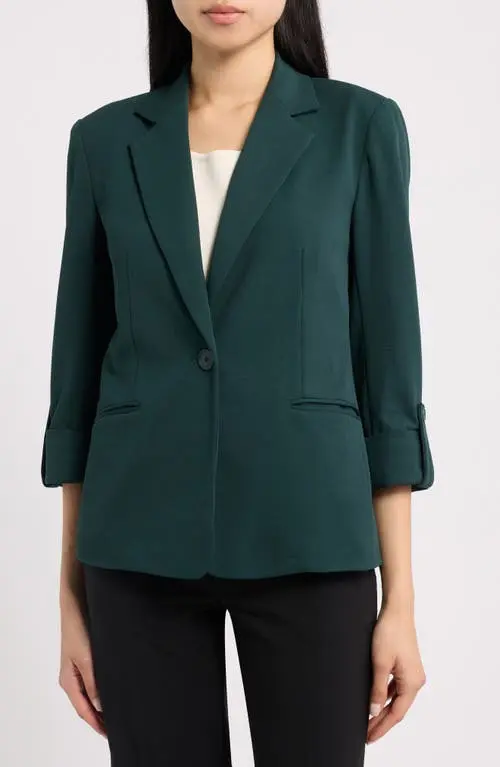 Anne Klein One-button Blazer