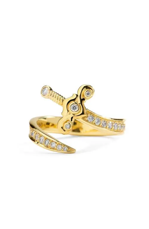 SYNA JEWELS En Sword Ring - Gold